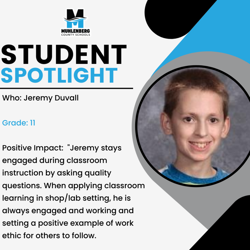 Congratulations Jeremy! | Muhlenberg County High